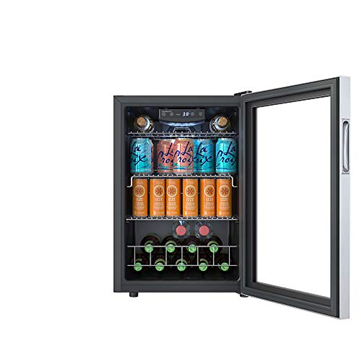 EdgeStar BWC91SS 17 Inch Wide 80 Can Capacity Extreme Cool Beverage Center