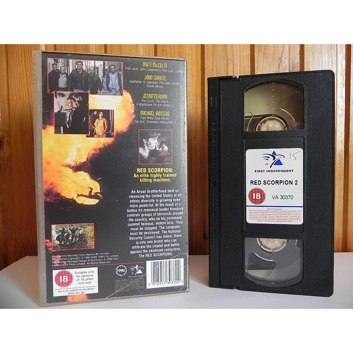 Red Scorpion 2 - First Independent - Action - Matt McColm - Pal VHS