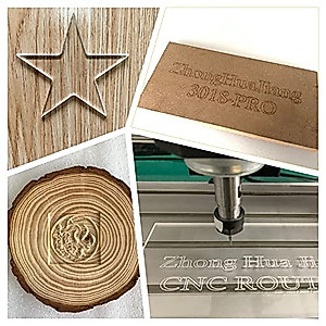 1610 silver color Easy assemble CNC Router Machine Milling Machine Aluminum profiles GRBL Control for Plastic Acrylic PCB PVC Wood Plexiglass Brass Soft metals Carving DIY Ideas