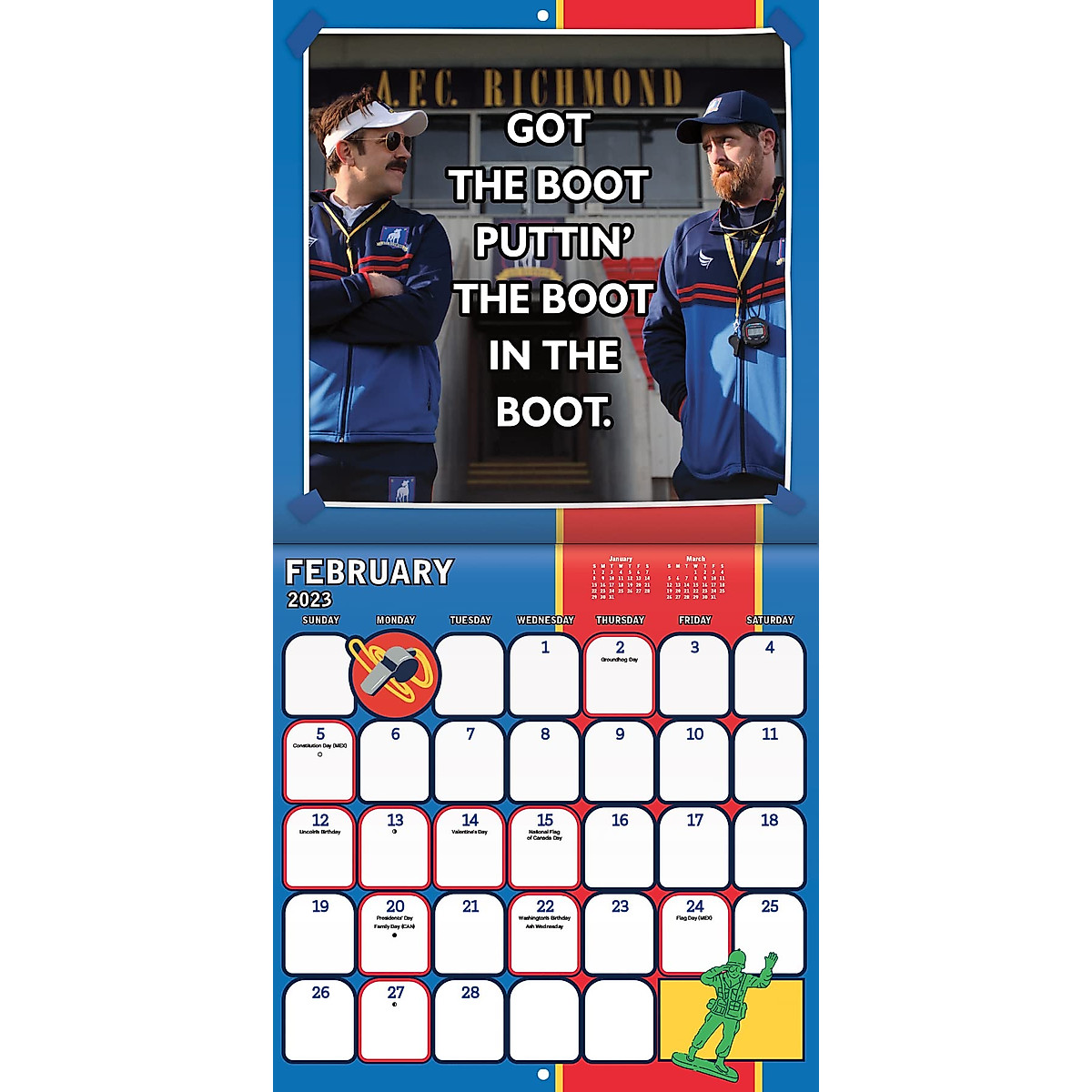 2023 Ted Lasso Wall Calendar