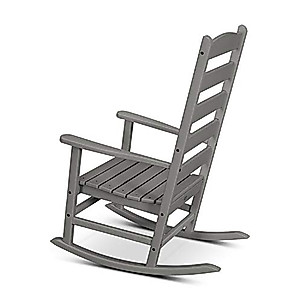 POLYWOOD® Shaker Porch Rocker, Black