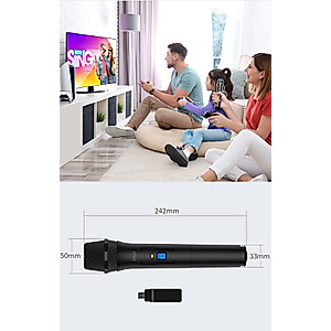 ipega PG-9207 Game Wireless Microphone, Game Console Microphone, with Switch Compatible with N-Switch PS5 PS4/ Game Wireless Microphone