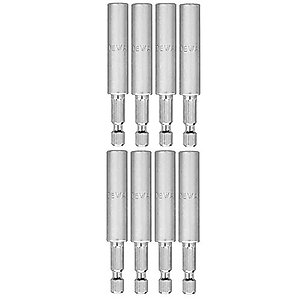 Dewalt DW2045B 3" Magnetic Replacement, Screwgun Bit Tip Holder #619773-02 (8 Pack)