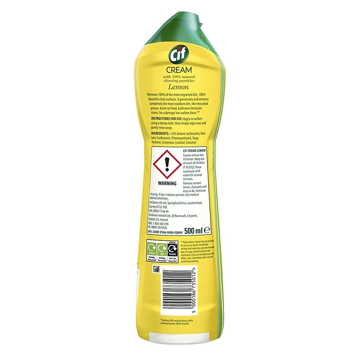 Cif Lemon Cream with Microparticles Spray, 500ml