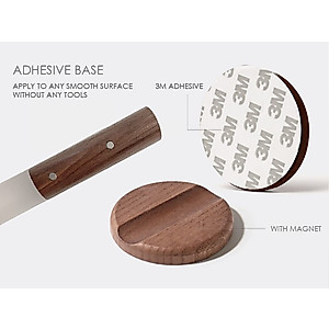 HIREATH Mini Wireless Portable LED Motion Sensor Night Light,Large Battery Rechargeable,Wood Stick Torch Magnet Light for Stairway, Bedroom, Kidsroom, Bathroom, Hallway, Wardobe, Wall, Cabinet