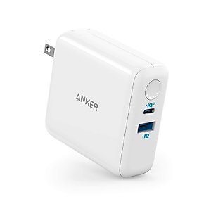 Anker PowerCore Fusion III PIQ 3.0, 18W USB-C Portable Charger 2-in-1 with Power Delivery Wall Charger for iPhone12，12Mini, 11, iPad, Samsung, Pixel and More