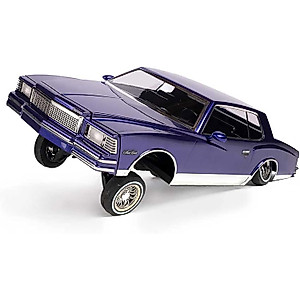 Redcat Racing 1/10 Scale Licensed 1979 Chevrolet Monte Carlo RC Car - 2.4Ghz Radio Controlled Functional Lowrider - Purple