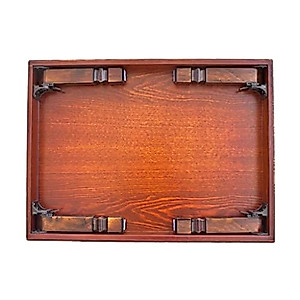 MJWDP Folding Table Antique Furniture Living Room Low Wood Coffee Table Rectangle Traditional Table Wooden (Color : White-Patch Five-Pointed star4, Size : 90x75x31.5cm)