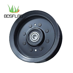BOSFLAG 2 Pack 532196104 Idler Pulley Replaces Husqvarna 532196104 Husqvarna Idler Pulley, 532197380 Husqvarna Idler Pulley, 196104, 197380 for Husqvarna lgt2654, rz5424, yth24v48, rz4623 Tractors