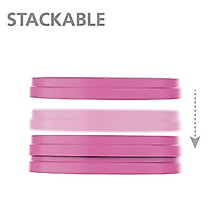 Zak Designs LOL Surprise 2pc Double-Sided with Standard and 3-Section Divided 2-in-1 PP Flip-It Plate,Non BPA Material is Durable and Perfect for Kids, 9 inches