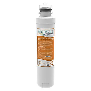 Metpure Versatile MV-ROGBSET Red (R) + Orange (O) + Green (G) + Blue (B) Quick Twist Filter Set Replacement Cartridge Bundle (1 x Sediment, 1 x Extruded Carbon Composite, 1 x 50gpd Membrane, 1 x GAC)
