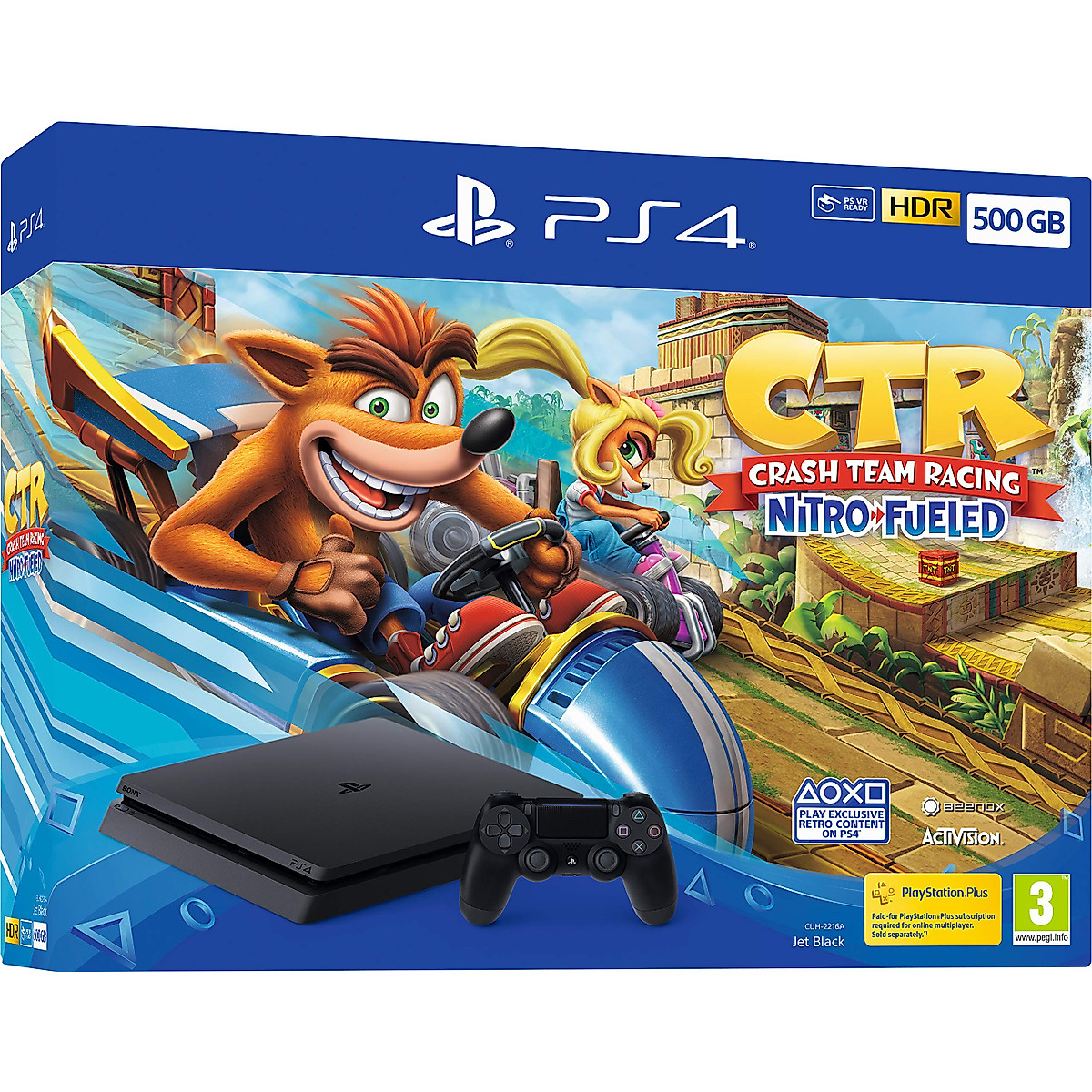 Crash Team Racing Nitro-Fueled 500GB PS4 Bundle (PS4)