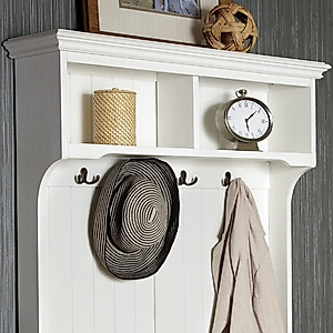 Bermuda White Hall Tree by Home Styles
