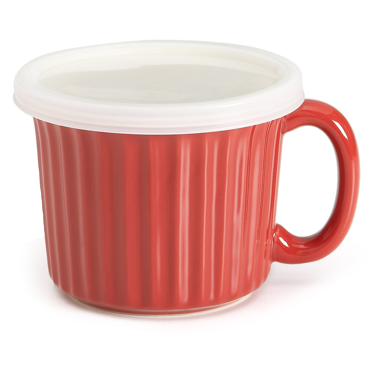 Good Cook Ceramic 18 Ounce Soup Dish, Red