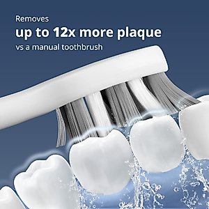 usmile Electric Toothbrush, Sonic Electric Toothbrush with Smart 3D Display, 4 Modes and 3 Intensities, Built-in Timer, U3 Black