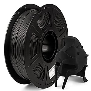 iSANGHU Carbon Fiber PETG Filament 1.75 +/-0.02mm, Upgraded Black PETG CF 3D Printer Filament, Lightweight High Strength, Good Layer Adhesion, Moisture Free, 3D Filament for Most FDM 3D Printers 1KG