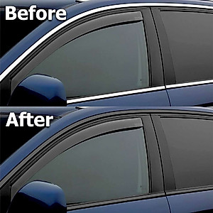 Free Tool Kit 3D Carbon Fiber Black Vinyl Wrap Kit for Black Out Chrome Delete Window Trim Door Trim 2Inch x 25Feet