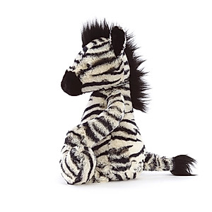 Jellycat Bashful Zebra Stuffed Animal, 12” | Safari Plush Toy | Classic Children's Gift