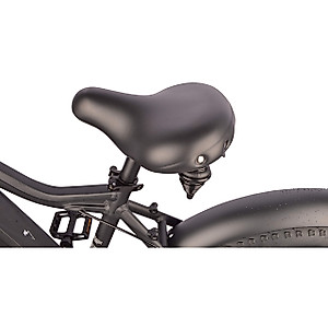 DJ Fat Bike 750W 48V 13Ah Power Electric Bicycle, Matte Black, LED Bike Light, Suspension Fork and Shimano Gear