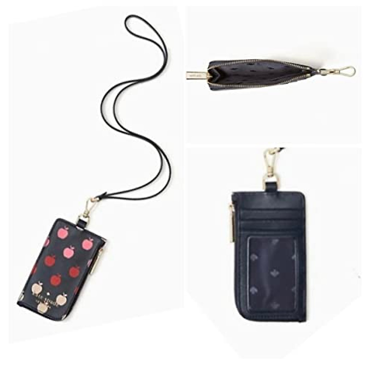 Kate Spade New York Staci Apple Orchard Degrade Lanyard In Blazer Blue