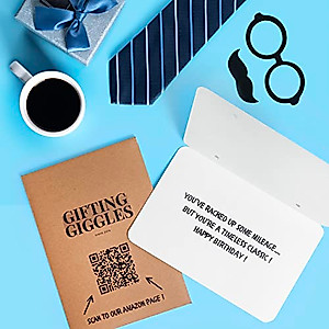 Big 3D Funny Old Man Joke Happy Birthday Greeting Card – Great Happy Bday Gift for Men | for him - Grandfather, father, Dad, Daddy, Brother, Husband, Uncle, stepdad, Boyfriend, bf | Pop Up Letters | 30th 40th 50th 60th 70th 80th 90th [BIG 9 inch X 6 inch