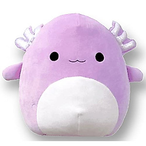 Squishmallows 7 Inch Purple Monica Axolotl Plush - Easter Squad Stuffed Animal Toy