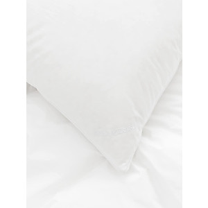 BOLL & BRANCH Down Alternative Pillow - Medium, King - Cooling Shell - Hypoallergenic Primaloft Luxury Down Alternative Fill - Superior Support