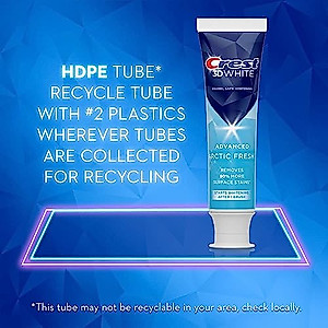 Crest 3D White Arctic Fresh Teeth Whitening Toothpaste, 2.7 oz