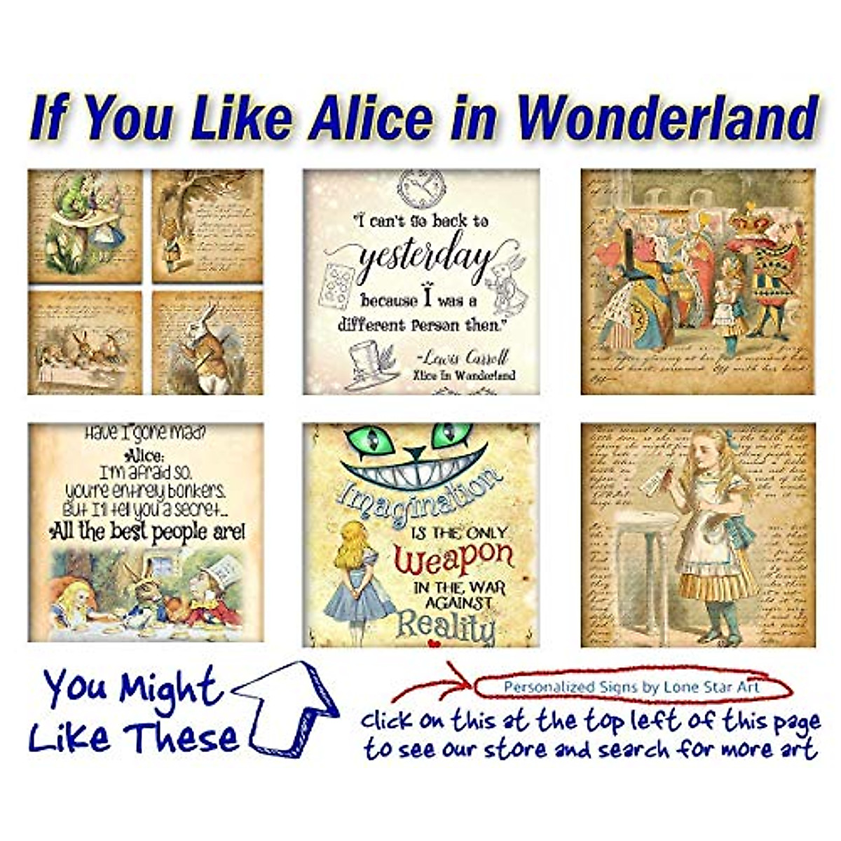 Alice in Wonderland Prints - 8x10 Unframed Wall Art Print Poster - Perfect Alice in Wonderland Gifts and Decorations (The Queen's Croquet)