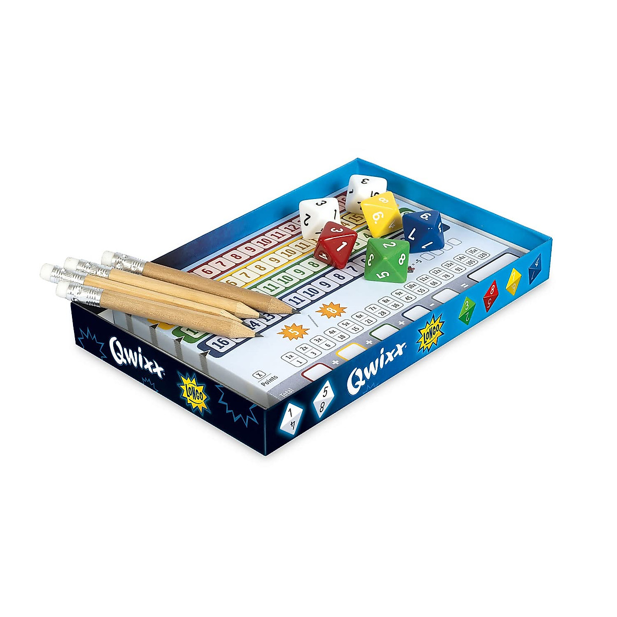 NSV | Qwixx Longo | Dice Game | Ages 8+ | 2-5 Players | 20 Minutes Playing Time