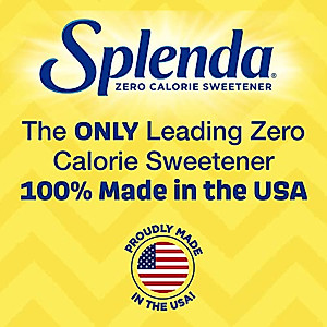 SPLENDA No Calorie Sweetener, Granulated Sugar Substitute, Resealable Twin Pack Bags, 25.22 Ounce (Each Pouch: 12.61 oz)