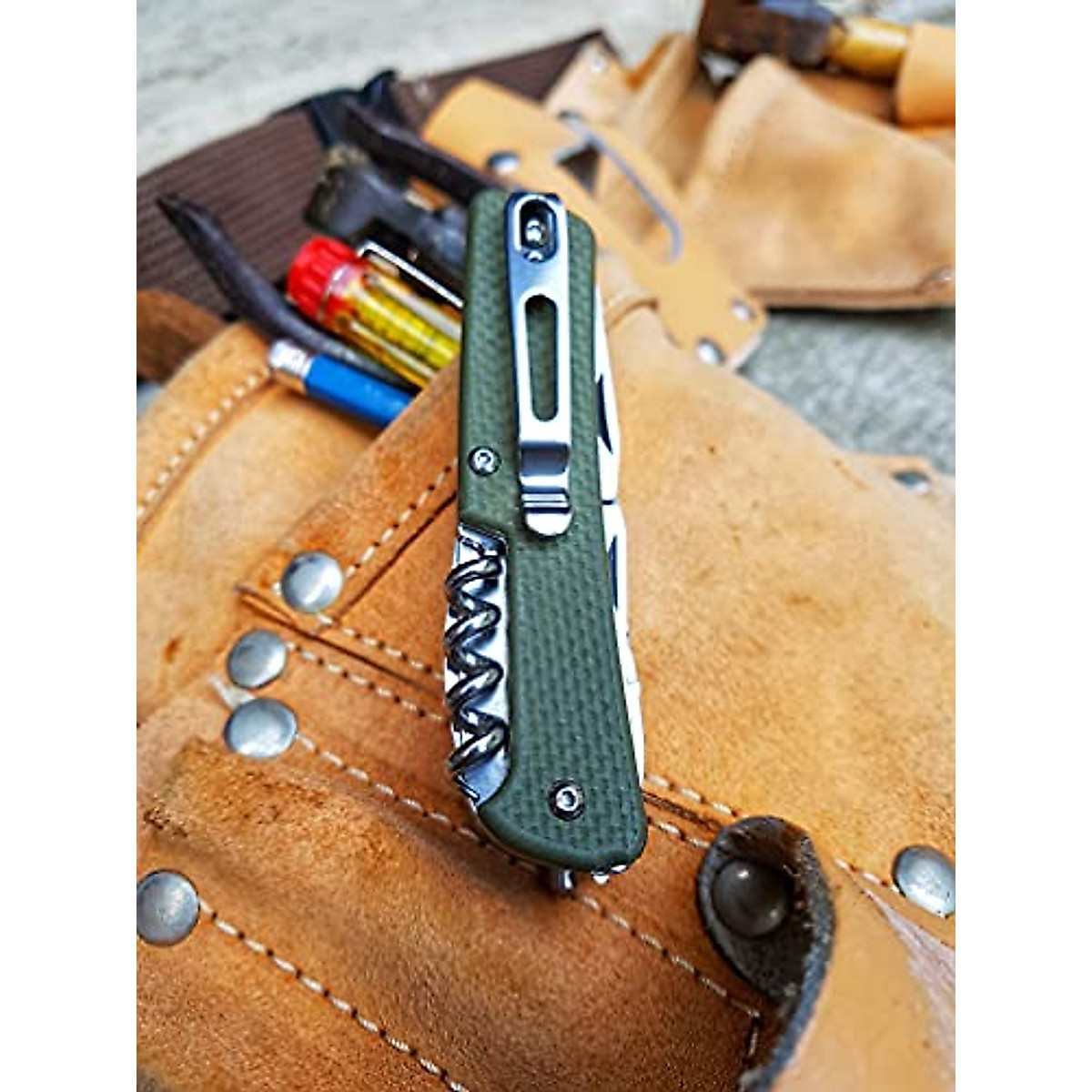Ruike Multifunctional Knive, Green, G10 (M51-G)