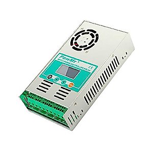 Kavolet MPPT-60A Solar Charge Controller with Fan, 12/24/36/48V Auto-Max DC150V Input, LCD Display, for Vented Sealed Gel Lithium Battery