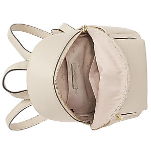 Kate Spade Leila Pebbled Leather Mini Dome Backpack Bag (Light Sand)