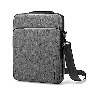tomtoc 360 Protective Laptop Sleeve Designed for 16-inch New MacBook Pro M4/M3/M2/M1 Pro/Max 2024-2019, Water-Resistant Well-Organized Accessory Sleeve Case with Handle
