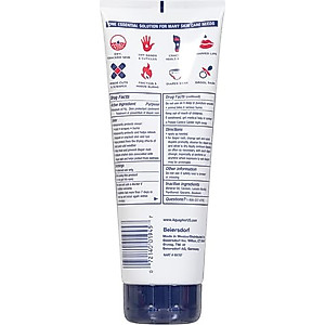 Aquaphor Healing Ointment Advanced Therapy Skin Protectant, Body Moisturizer for Dry Skin, Minor Cuts and Burns, Dry Cuticles, Cracked Heels, Hands and Lips, 7 Oz Tube