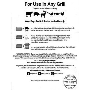 Smoke Daddy *New MoJo BBQ Smokin' Cubes - 3 Pack (Competition Blend, Cherry, and Hickory) - Add Smoke to Your Grill or Smoker - Made in The USA in Small Batches