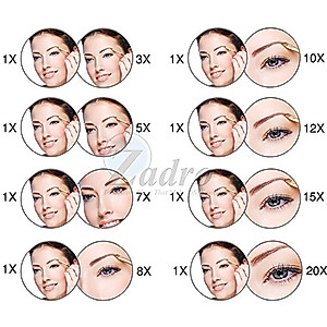 Zadro 3-Inch 10x Mag Close Up Spot Mirror, Mini