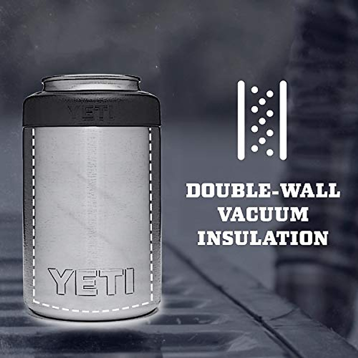 YETI Rambler 12 oz. Colster Can Insulator for Standard Size Cans, Graphite