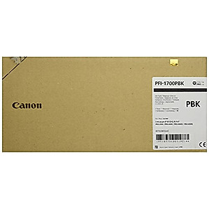 Canon PFI-1700 Photo Ink Standard Capacity 700 ml Pack of 1 iPF Pro2000/4000/4000S/6000S