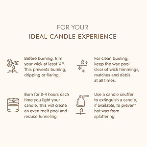 Glade Candle Jar, Large Candle Infused with Essential Oils, Air Freshener for Home Decor, Seaside Beach Sands, 16oz