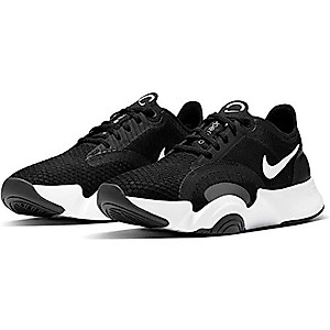 Nike Women's Superrep Go Running Trainers Cj0860 Shoes, White/Black-dark Smoke Grey, 12