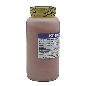 Ammonium Dichromate, ACS, 99.5+%, Certified, 500g