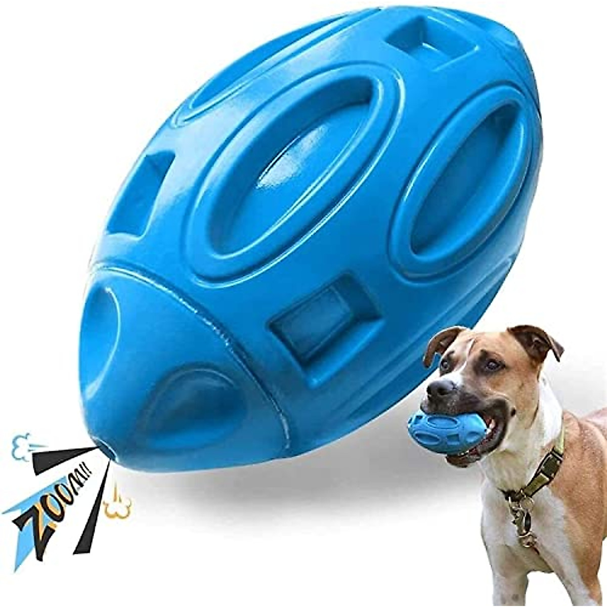 WAPYPAW Dog Fetch Toy - Fetch Toys for moderately Aggressive chewers Durable & Tough Squeaky Dog Toys Dog Teething Toys Large & Medium Dogs Breed