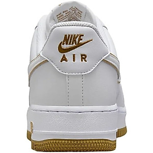 Nike Air Force 1 '07 White/White-Bronzine Mens Size 9.5
