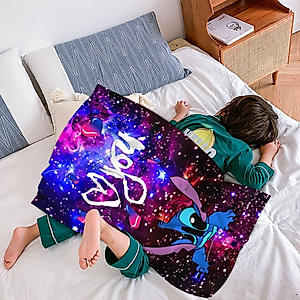 Anime Blanket Cute Cartoon Anime Merch Decor Throw Blankets Ultra Soft Anime Stuff Blankets and Throws Bedding Gifts for Kids Girls Boys Women Adults Birthday Decorations 50"X40"