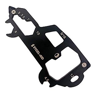 Car Shaped Multi Tool Christmas Gifts for Him Stocking Stuffers for Under 5 dollars items (Black)