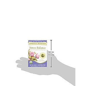 Lifestyle Awareness Teas, Caffeine Free Stress Balance Tea, 20 Count (Pack of 2)
