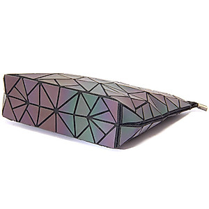 Orita Women Holographic Laser Envelope Clutch Handbag Shoulder Bag Purse, Luminous, One Size