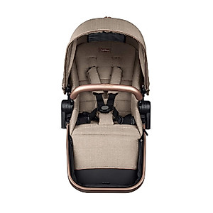 Peg Perego Companion Seat - Accessory - Compatible with Ypsi Strollers - Mon Amour (Beige & Pink)